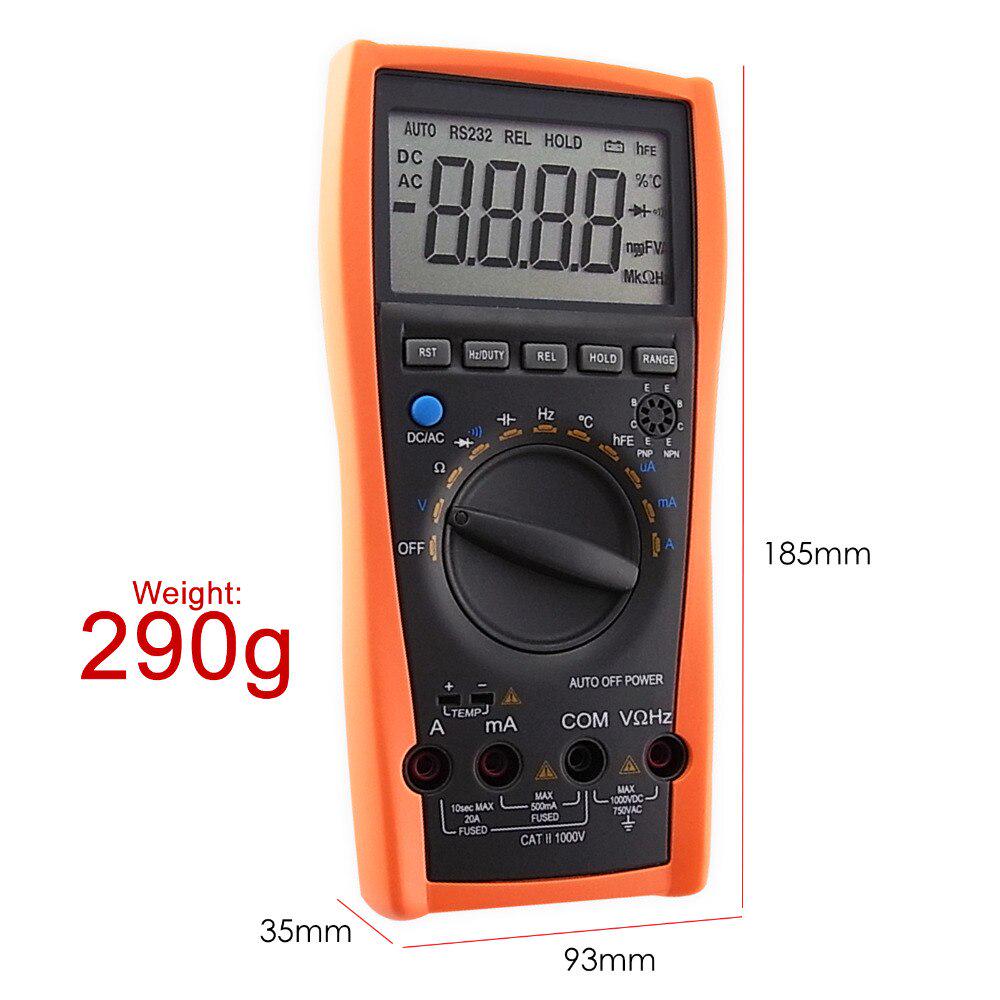 Buy Auto Manual Digital Multimeter Thermometer Voltmeter Tester ...