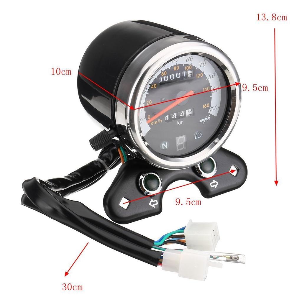 Buy Motorcycle Headlight Odometer Mileagemeter Tachometer Speed Meter ...