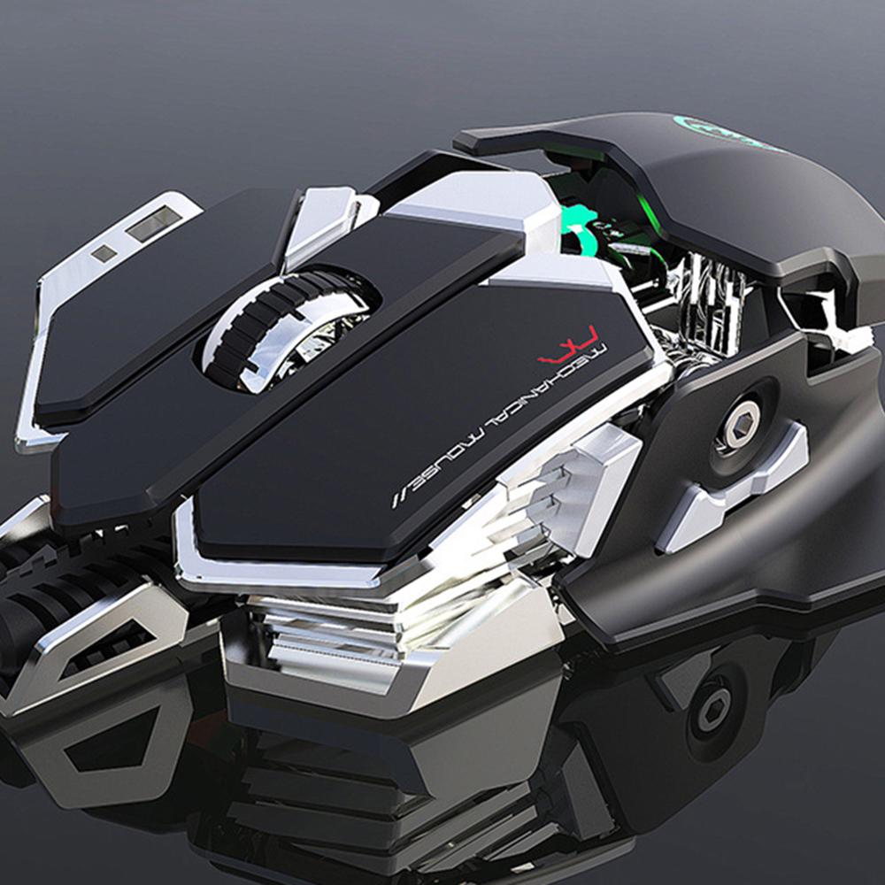 Connector New Eating Chicken Mechanical Gaming Mouse 9-Key Programmable ...