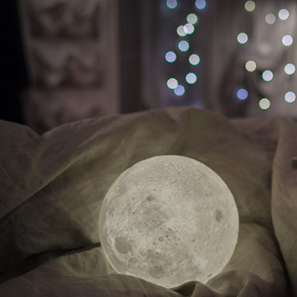 Buy 3D USB LED Magical Moon Night Light Moonlight Table Desk Moon Lamp ...