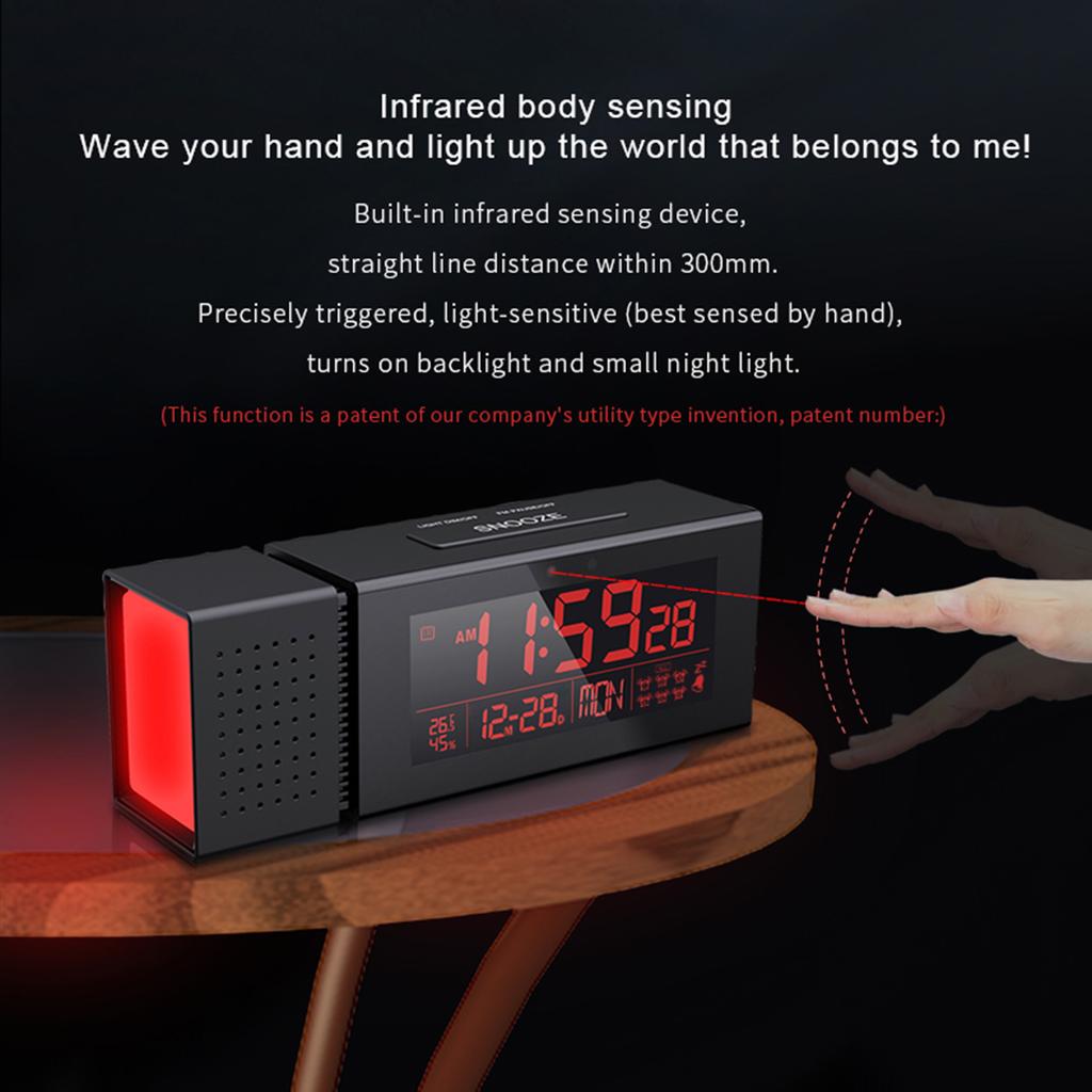 Buy Digital Alarm Clock with Radio Color Changing Night Light Waked Up ...
