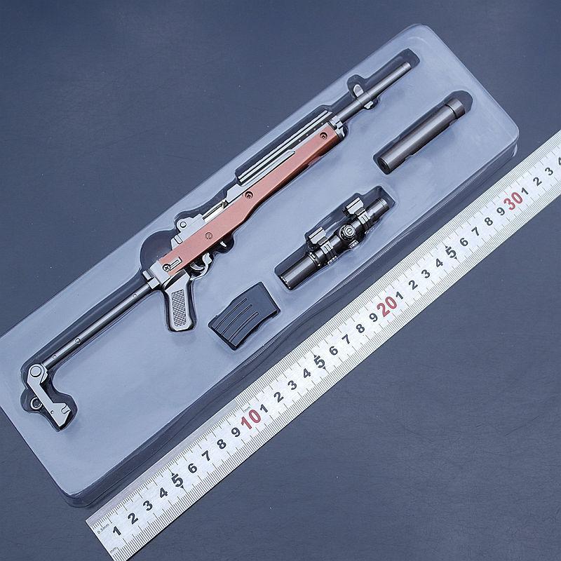 Buy Zinc Alloy AK47 Gun Model PUBG Grand Escape Peace Field Model AKM M416 M762 Awm24 Skin ...