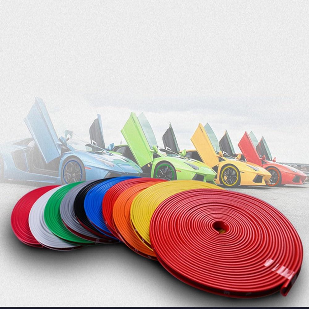 Buy Car Decoratio Auto Tire Rim Protectors Rings Alloy Gators 8 Meter ...