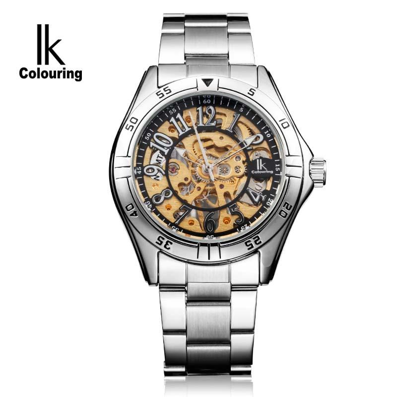 Buy Business Relogio Hand Watches Steel Colouring Mechanical Brand ...