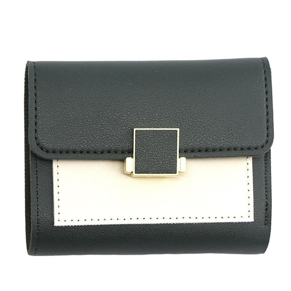 Cheap Casual Short Wallet Square Wallet Coin Clutch Bag Bank Card Purse ...