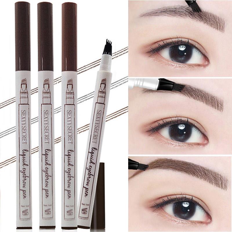 Cheap Waterproof Natural Eyebrow Pen Four-claw Eye Brow Tint Makeup ...