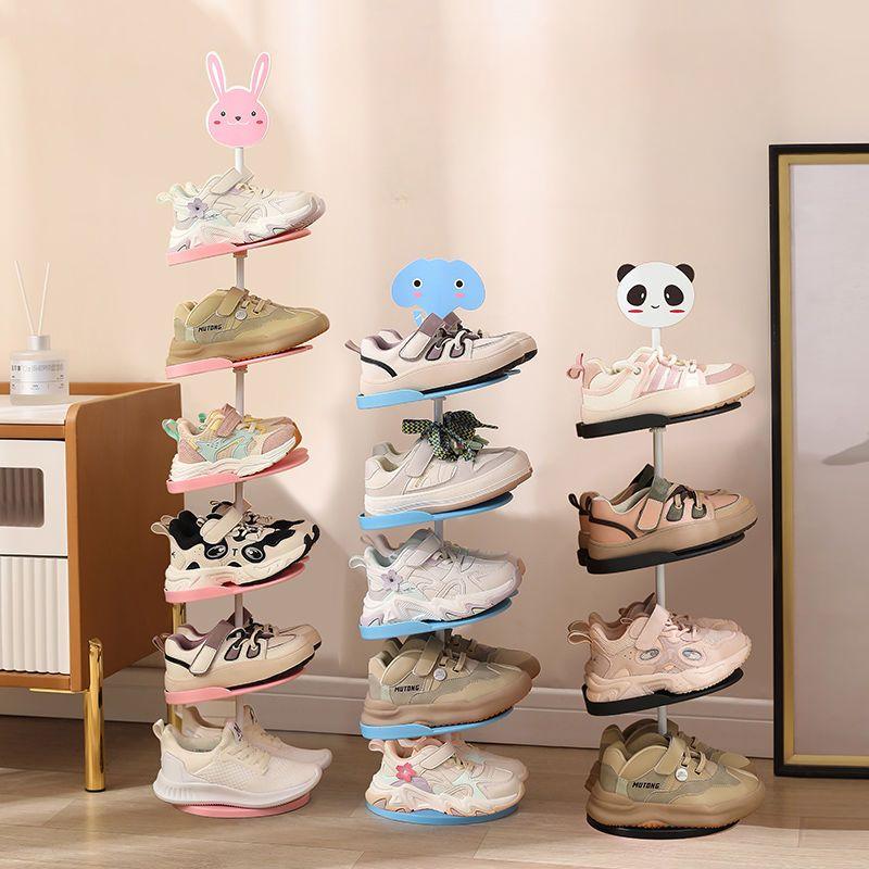 Buy Shoe Rack Children's Small Ultra-narrow Space Saving Baby Shoe ...