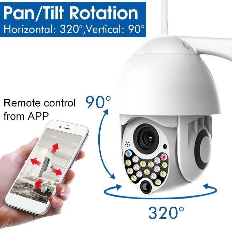 Outdoor IP66 Waterproof HD 1080P Wireless WiFi IP Camera Night Vision ...