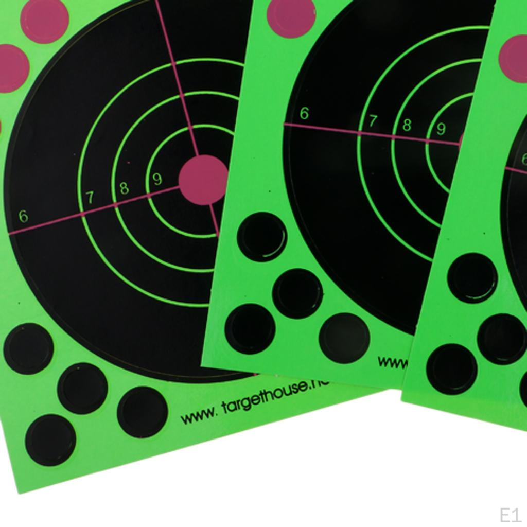 Buy 25pcs Shooting Targets Reactive Splatter 14x14cm Paper Target at ...