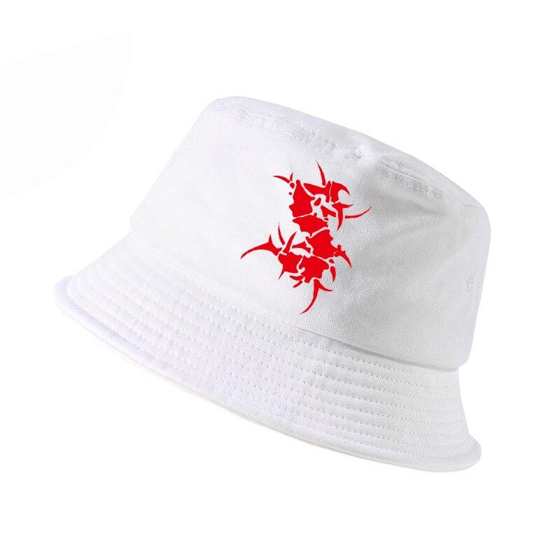 Cap Metal Punk Bucket Hat Cotton Heavy Metal Band Hat Men Women Summer ...