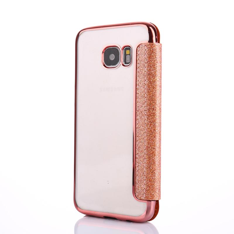 Buy For Samsung S7 Edge Shimmer Full Coverage Shockproof Anti-fall Slim ...