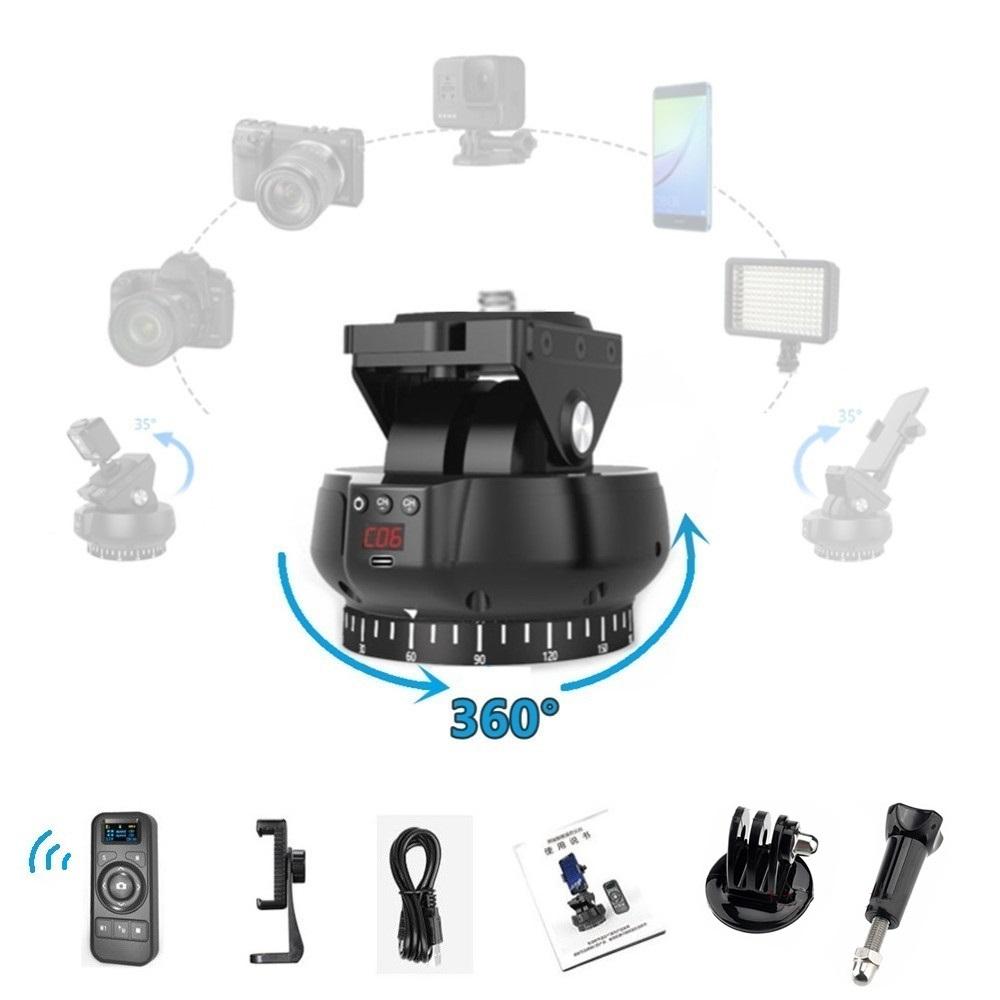 Cheap 360 Auto Motorized Rotating Panoramic Tripod Head Remote Control ...