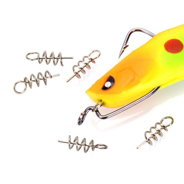 50pcs Soft Lure Spring Pin Practical Fixed Lock Fishing Fishing Gear(1 ...