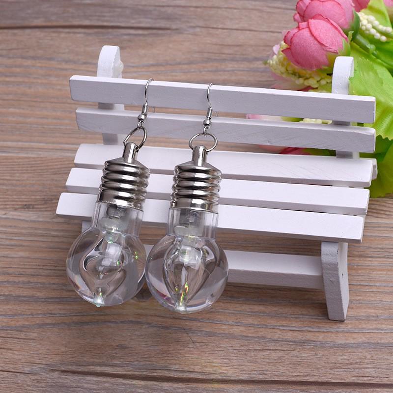 Buy Trendy Party Women LED Flashing Light Bulb Earrings at affordable ...