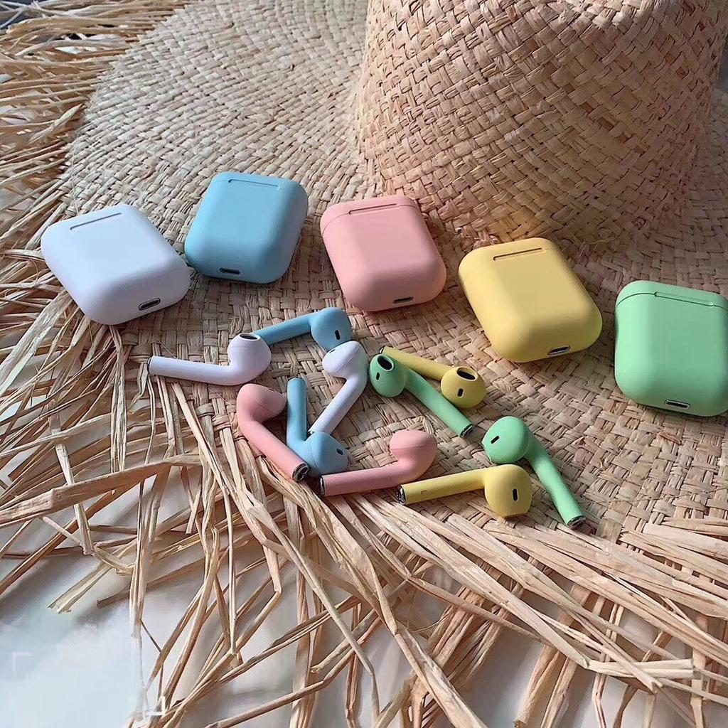 Buy 8 Macaroon Colors InPods I12 TWS Earbuds Wireless Bluetooth 5.0 ...