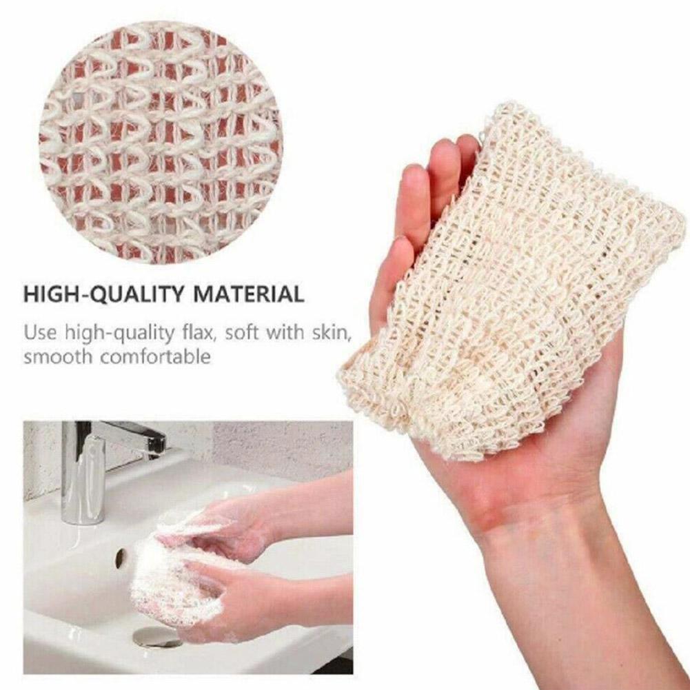 Natural Soap Bag Soap Saver Net Mesh Exfoliator Foaming Pouch Skin Care ...