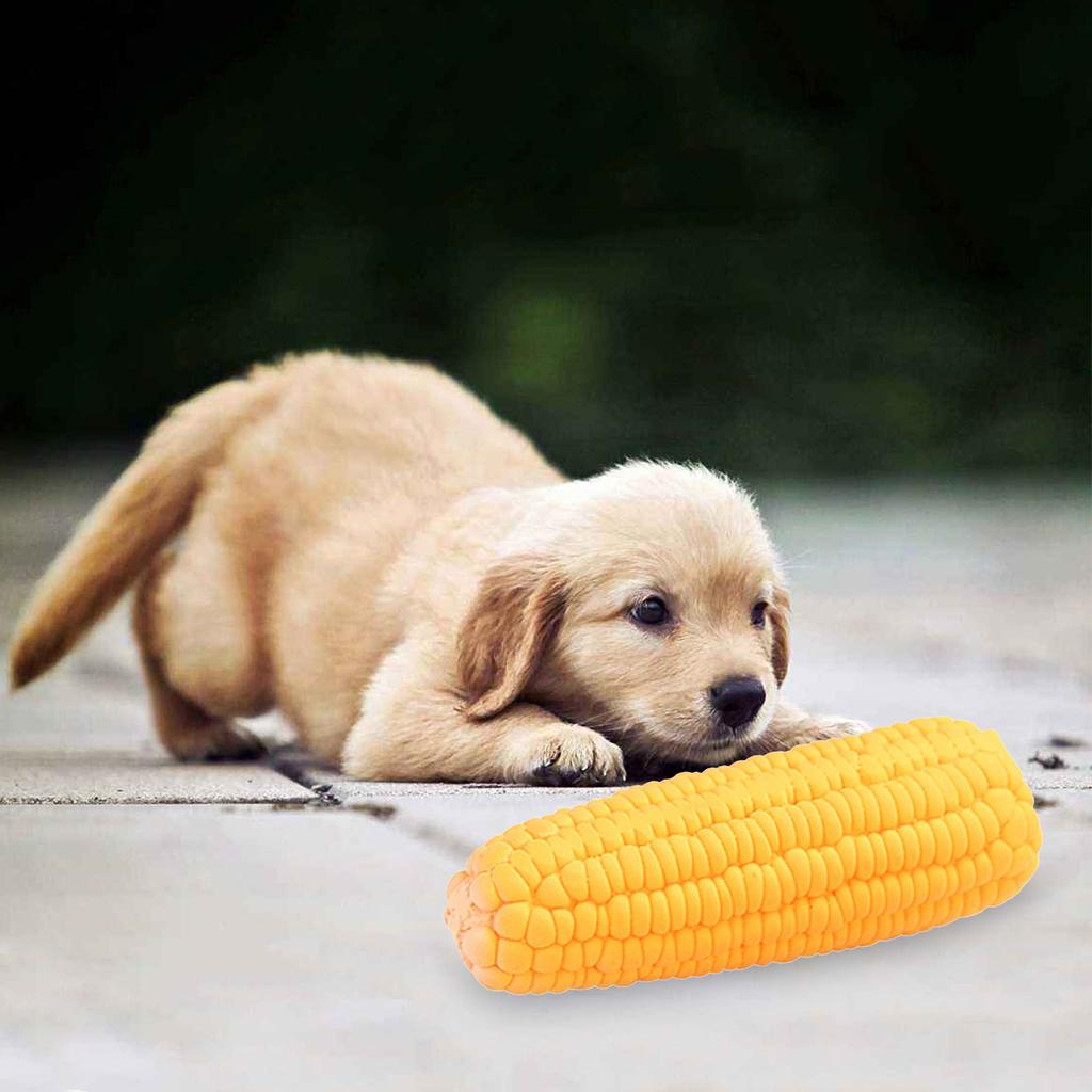 Buy Dog Teething Toys Corn Shape for Aggressive Chewers Nearly ...