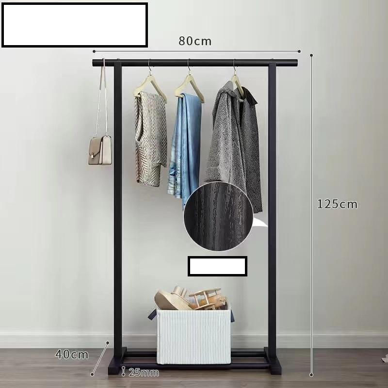 Cheap Solid Wood Clothes Rack, Floor Standing Clothes Hanger In Bedroom ...