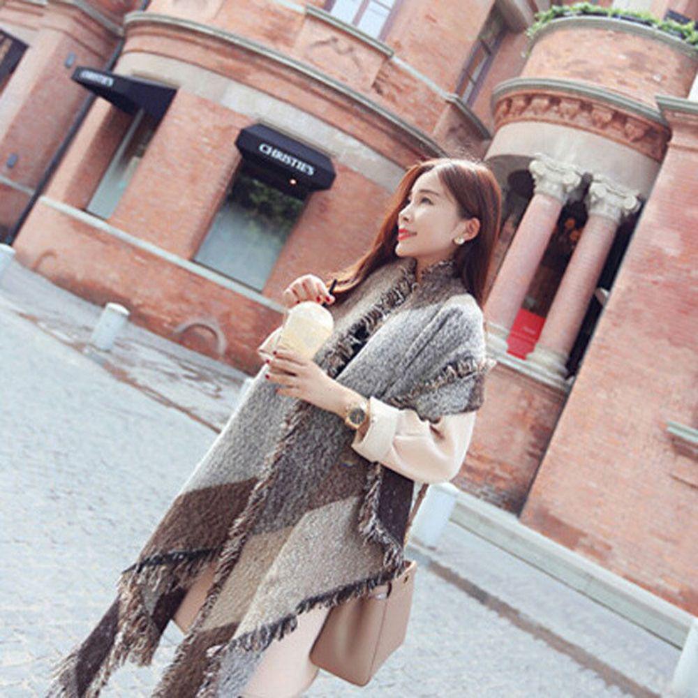 New Women Cashmere Pashmina Shawl Scarves Winter Scarf Wool Wraps uygun ...