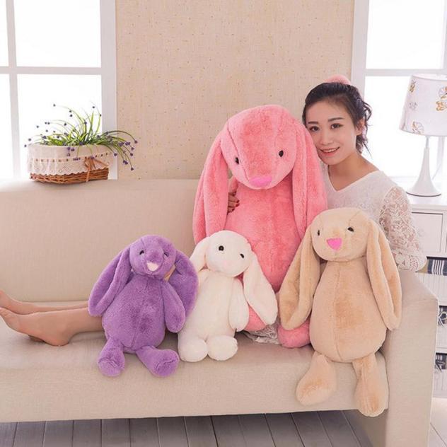 Buy Cute 30cm Bunny Stuffed Rabbit Cut Plush Soft Toys Bunny Doll ...