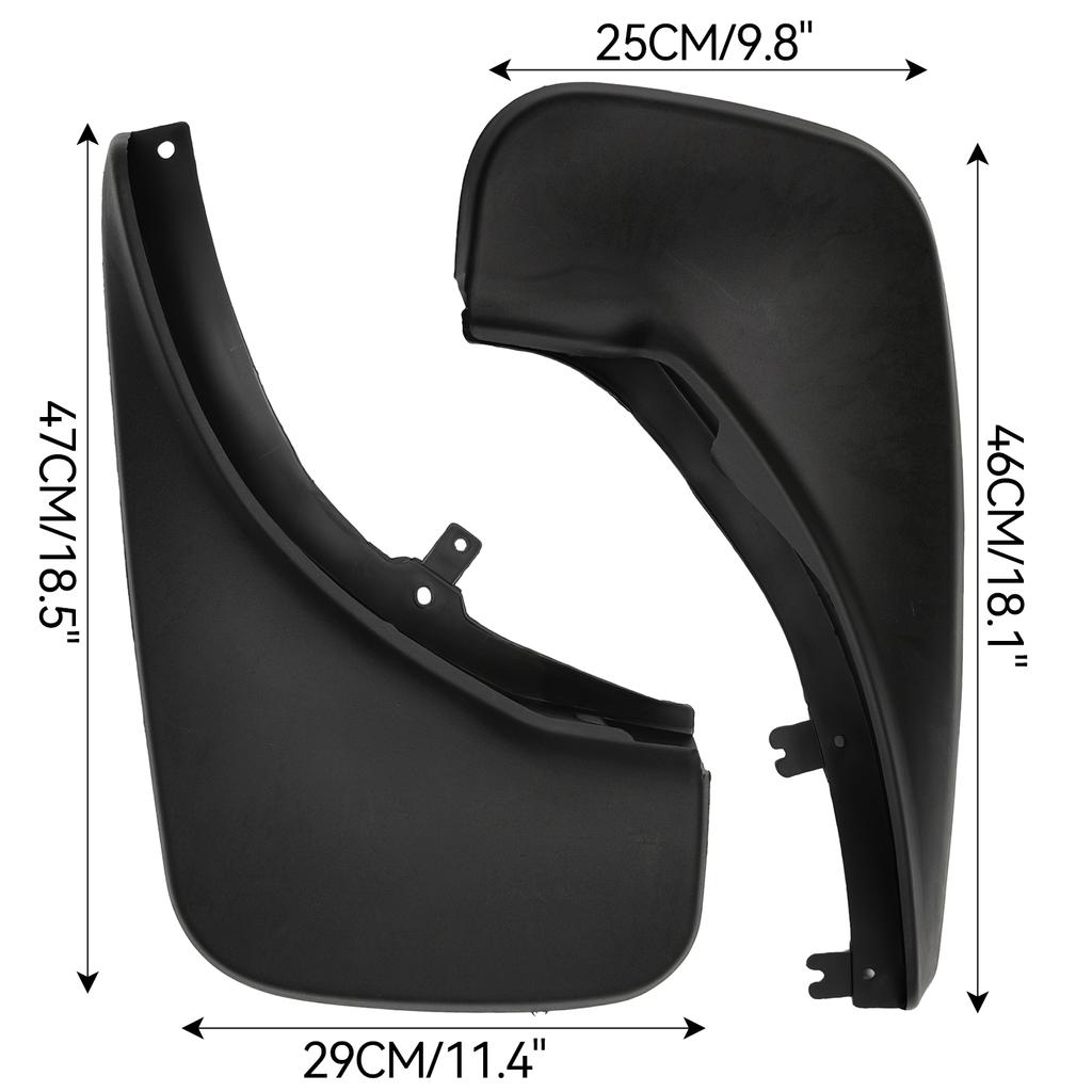 4Pcs Set Mud Flaps Splash Guards Mudguards Car Fender Protection ...