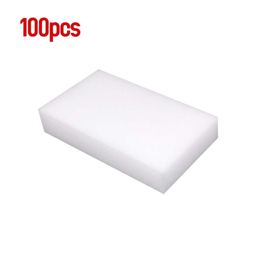 Buy 100Pcs Magic Melamine Sponge Eraser Sponge Melamine Foam Cleaner ...