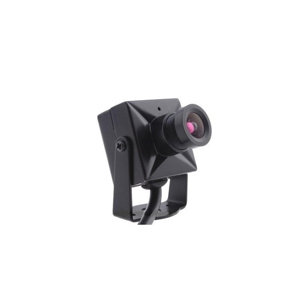 Micro Mini Telecamera Camera A Colori Audio Video Microfono Staffa ...