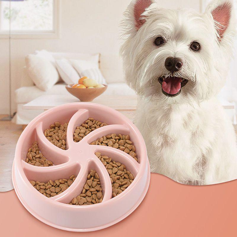 Buy Pet Windmill Type Food Bowl Pets Dog Cat Pot Anti-smashing Anti ...