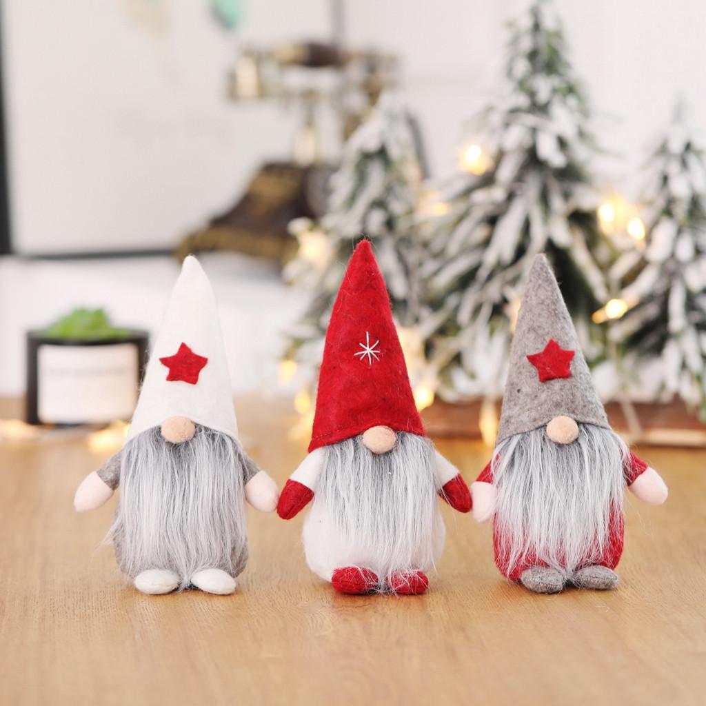 Buy Christmas Decorations Faceless Doll Figurine Cartoon Child Doll at ...
