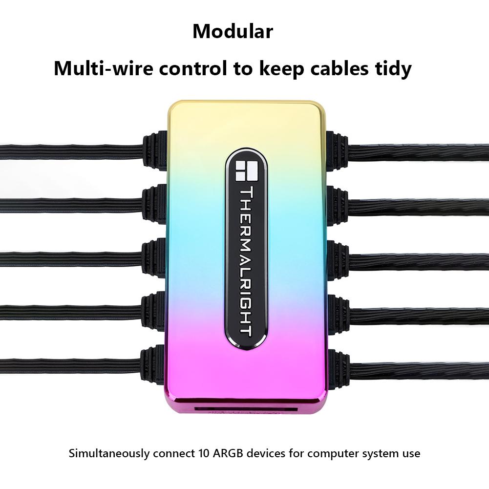 Buy Thermalright ARGB HUB Controller REV.A 3-Pin 5V RGB Chassis Fan Hub ...