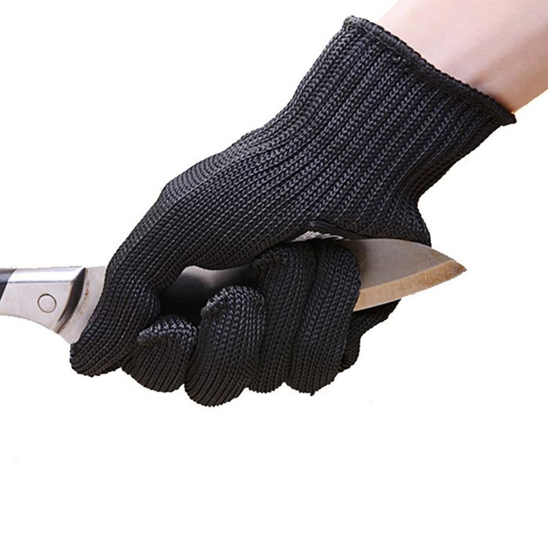 Cheap Black Working Safety Hunting Fishing Glove Knife Cut -Resistant ...