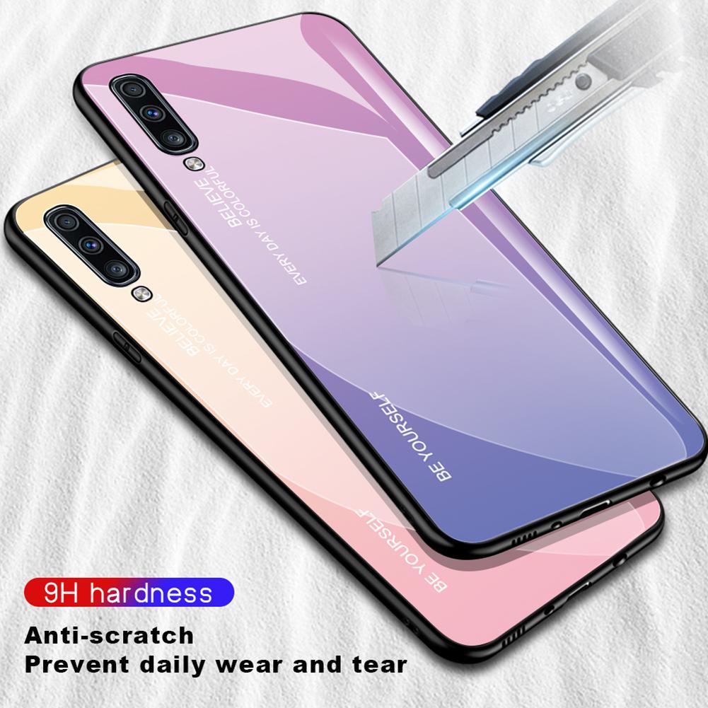 Buy Gradient Tempered Glass Phone Cases for Samsung Galaxy A70 ...