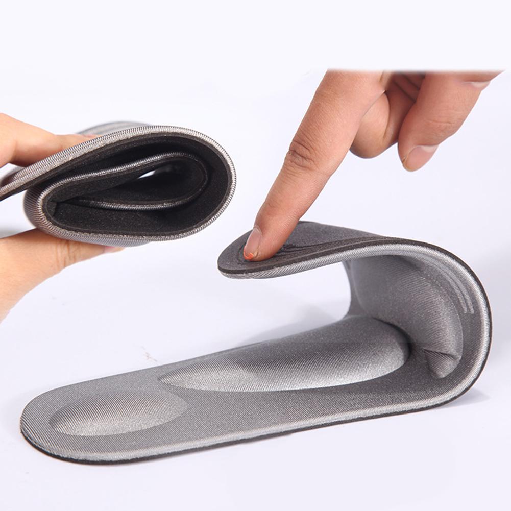 Buy 4D High Resilience Memory Pad Flock Foam Orthotic Insole Arch ...