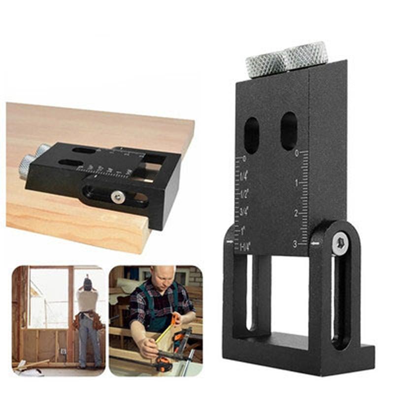 Buy Pocket Hole Jig Kit 15-Degree Angle Drill Guide Hole Puncher ...