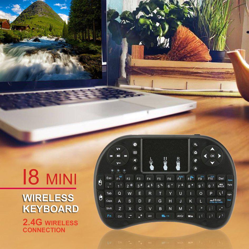 JIDI 2.4GHz 92 Keys Wireless Keyboard with Touchpad Mouse for Android ...