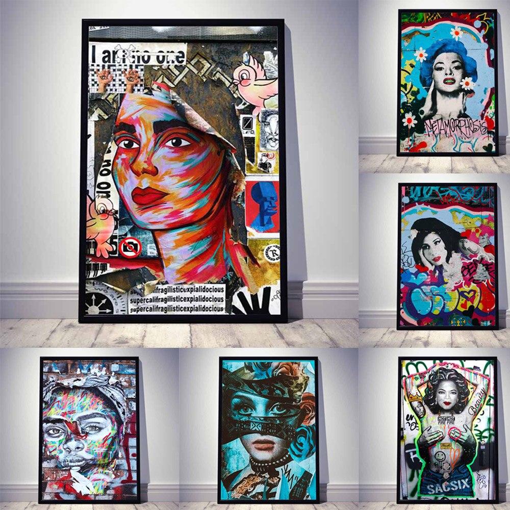 Buy New Graffiti Art Poster Street Art Wall Painting Trend Women Gift ...