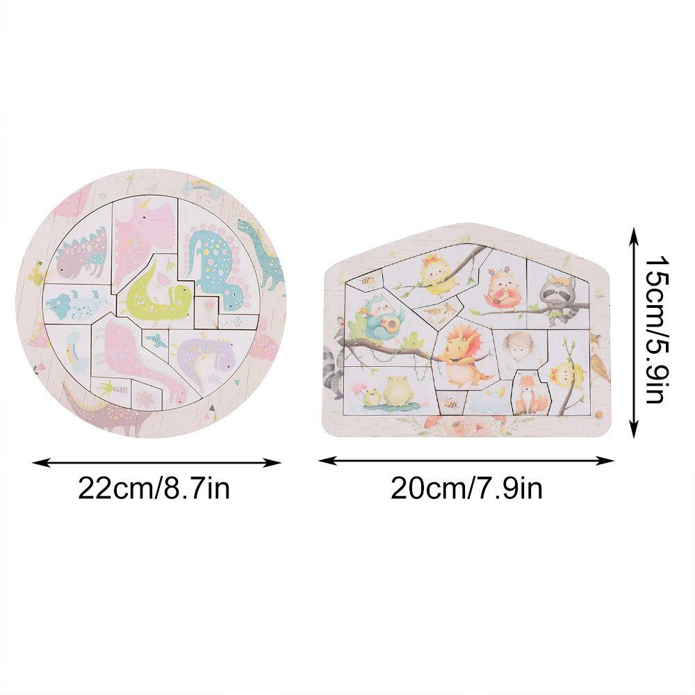 Buy Toys Home Decor Adults/Kids Toy Tangram Animal Puzzles Wooden ...