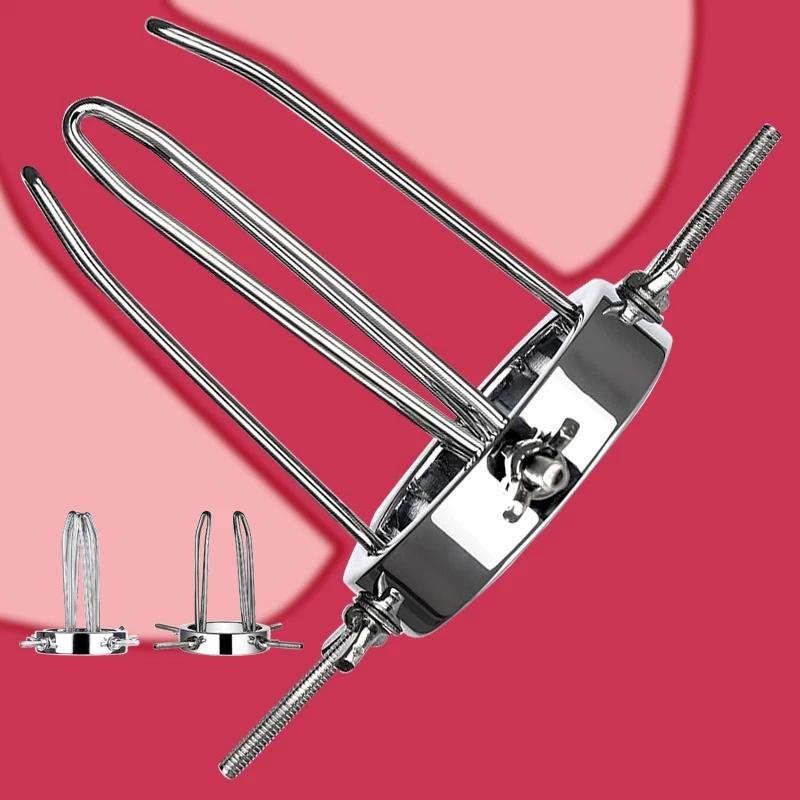 Buy Extreme Anal Vaginal Dilator Vaginal Speculum Mirror Adult Metal ...