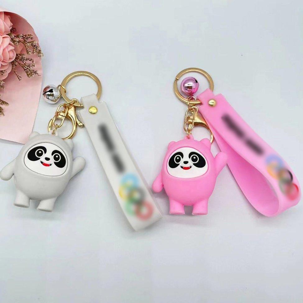 Keychain 2022 Winter-Olympics Mascot Bing Dwen Dwen Keychain Olympics ...