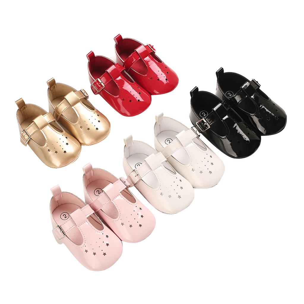 Buy Infant Baby Girl Shoes Soft Sole Toddler Shoes First Walker at ...
