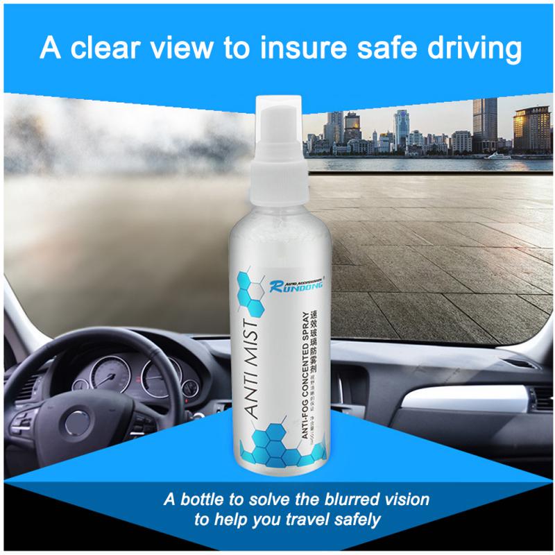 Buy 100ml Car Windshield Anti-Fog Spray Car Rearview Mirror Window Safe ...