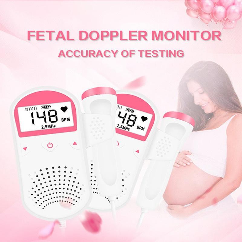 Baby Ultrasonic Detector Prenatal Baby Heart Rate Monitor Home Sonar ...