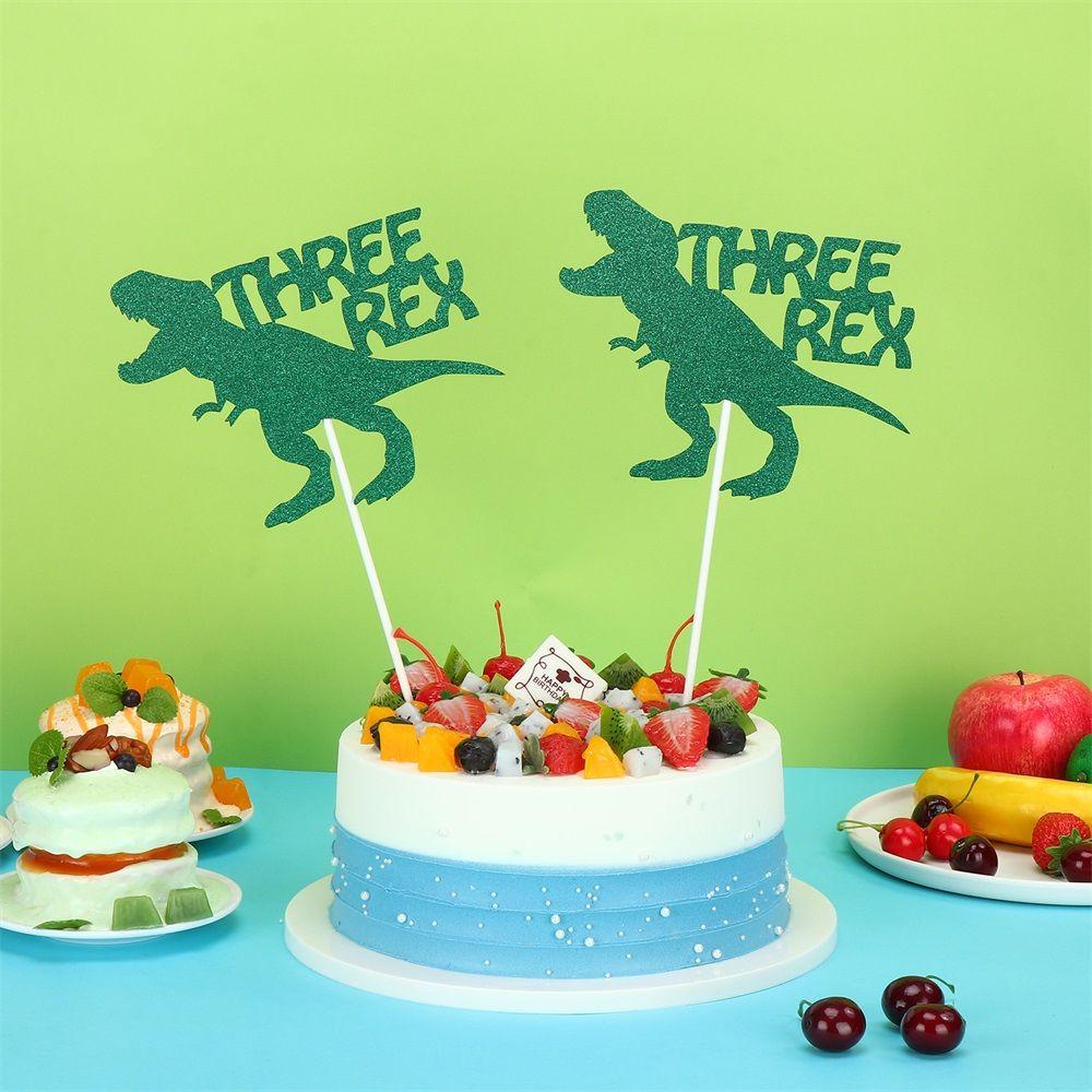 Buy 3 Years Old Happy 3rd Birthday Dinosaur Theme Three Rex Dinosaur ...