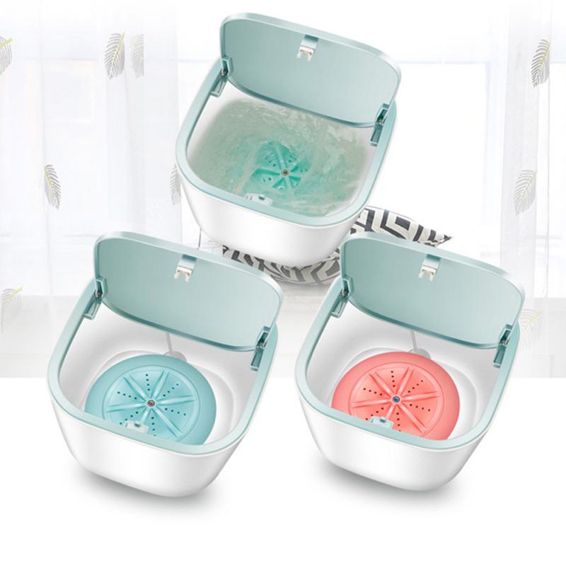 Buy Portable Ultrasonic Electric Washing Machine USB Charging Mini ...