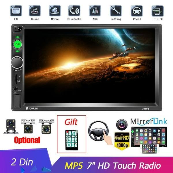 Buy 2 Din 7\ HD MP5 Car Multimedia Player Audio Stereo Radio Touch ...
