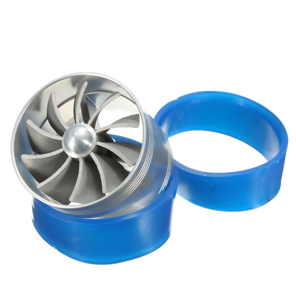 Buy Universal 64.5mm X 50mm Car Air Filter Intake Fan Fuel Gas Saver ...