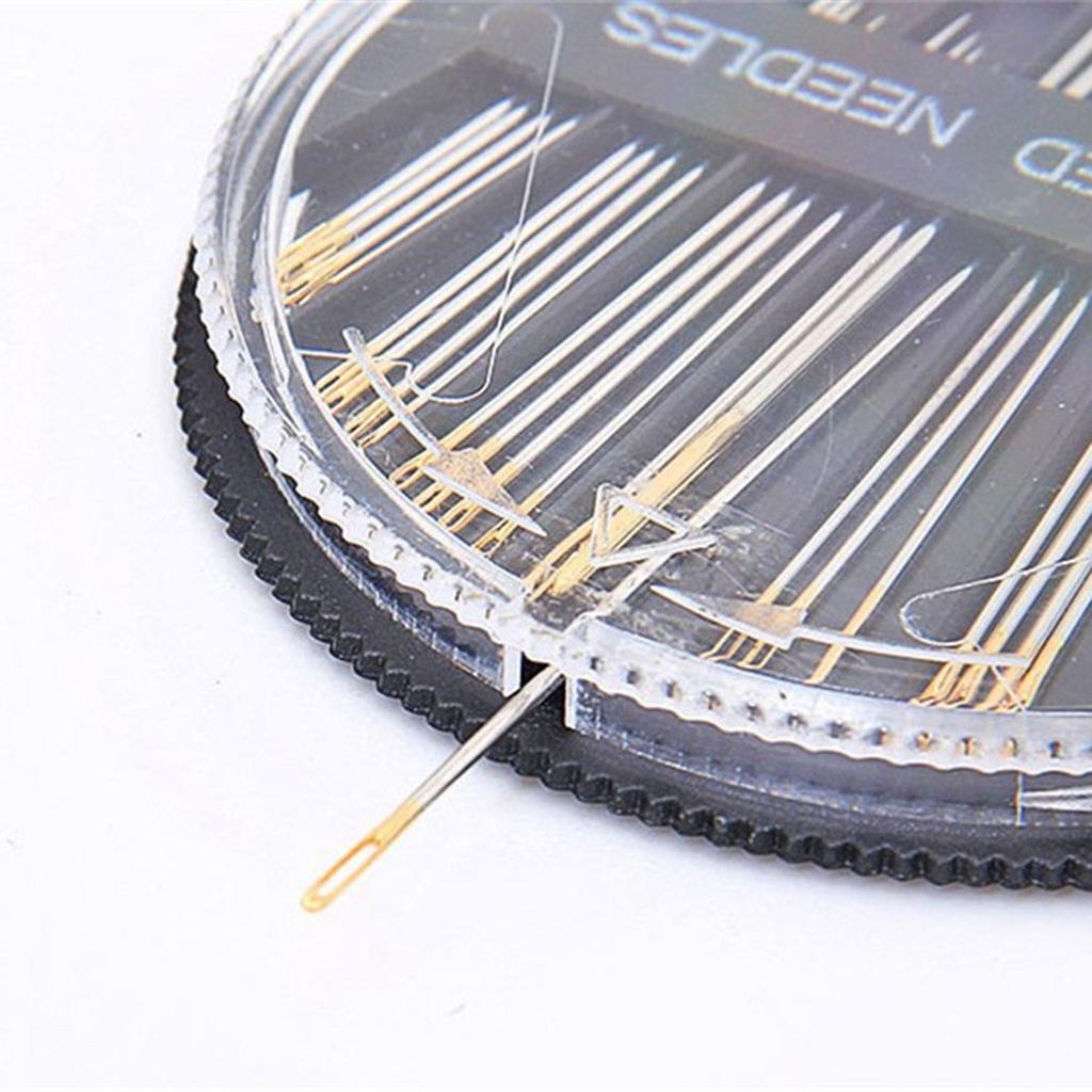 Buy SX 30pcs/box Hand sewing needle sewing needle disc gold tail needle ...