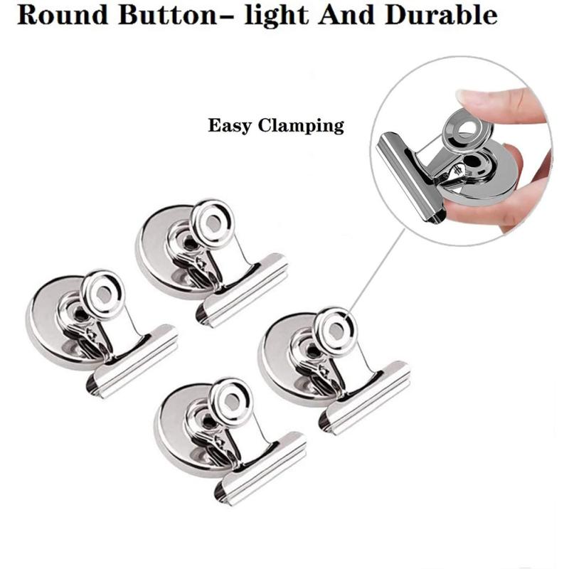 Cheap 20pcs 31mm Strong Magnetic Clips Stainless Steel Household ...