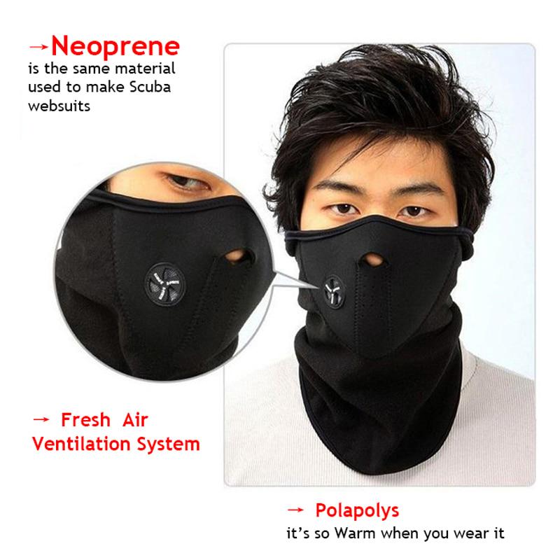 Outdoor Sport & Winter Ski Face Mask Breathable Fleece full neck ...