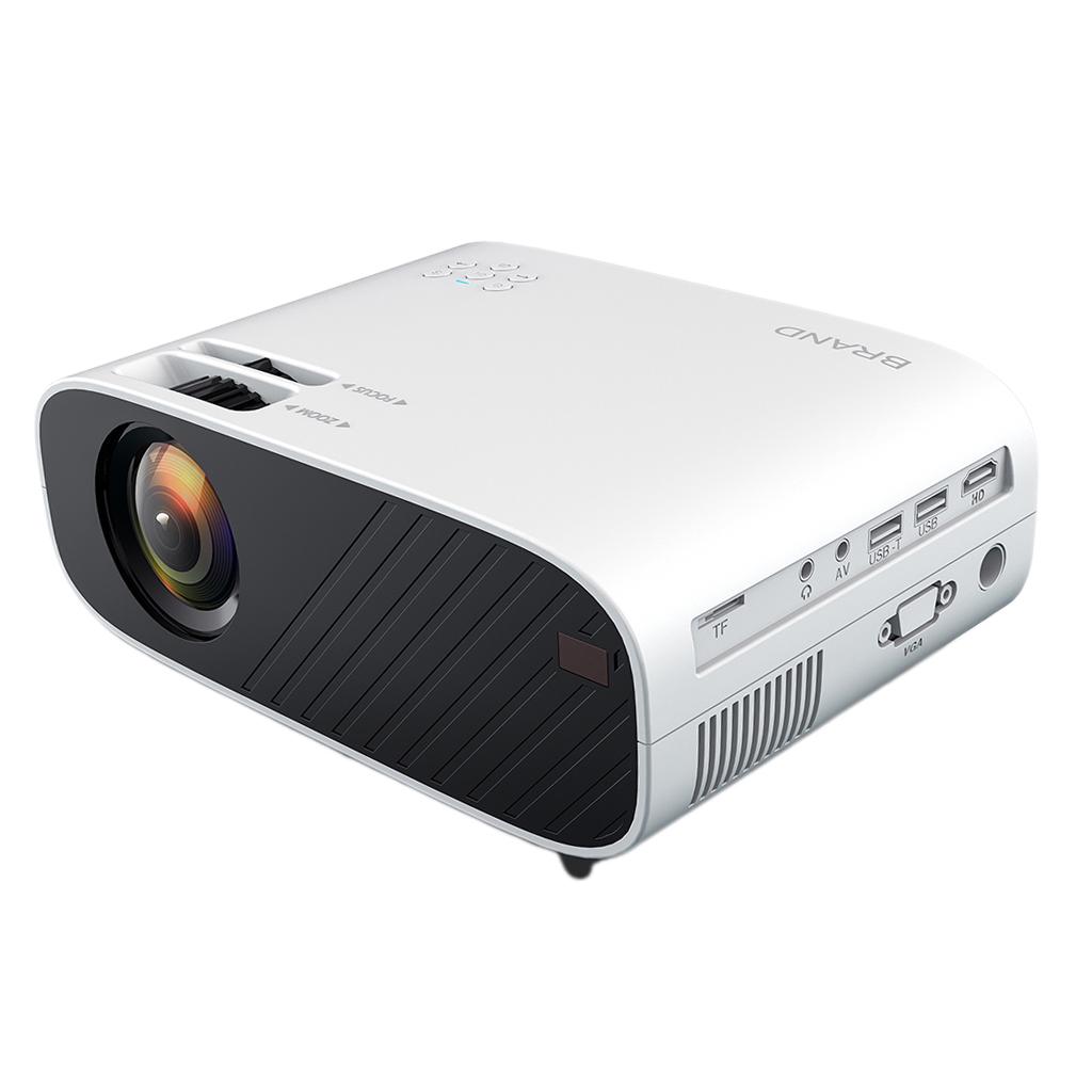 Portable Full HD W90 Projector 2300LM Wireless for Android 6.0 US Plug ...